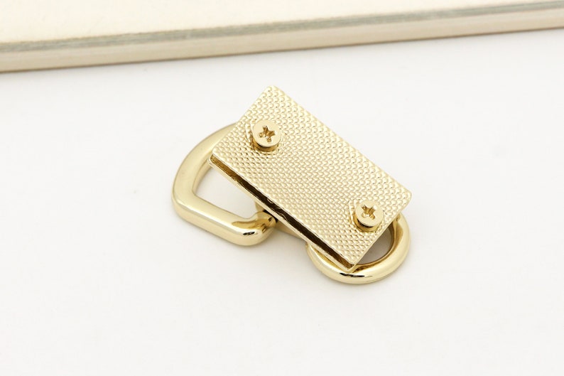 4pcs Gold Chain Connector Bridge buckle D Ring Connector Ring | Etsy