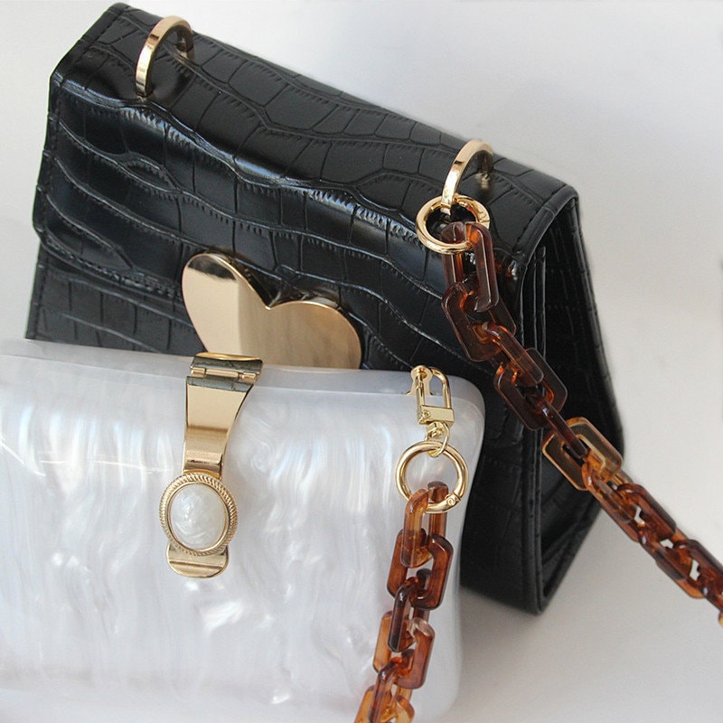 Bag Chain With Swivel Clasp Acrylic Chain Purse Chain Bag - Etsy