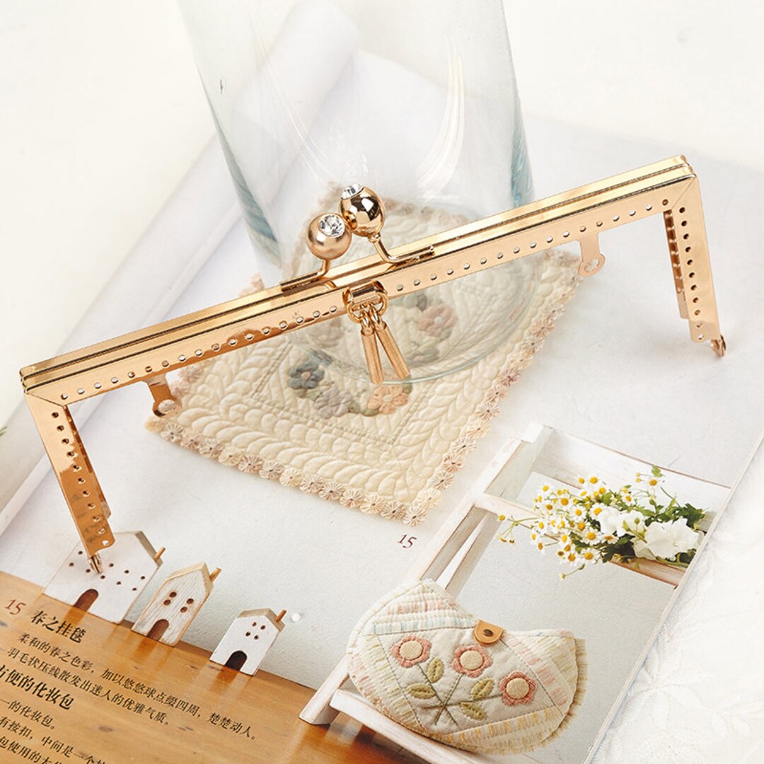 20.5cm8 In Gunmetal Gold Bronze Silver Purse Frames Bag - Etsy