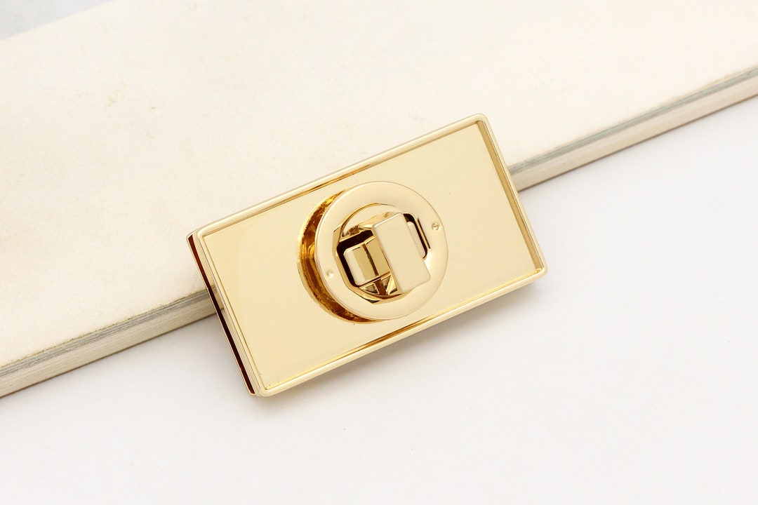 Gold Purse Lock Twist Lock Bag Lock Turn Lock Purse Hardware - Etsy
