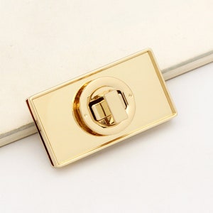 Gold Purse Lock Twist Lock Bag Lock Turn Lock Purse Hardware - Etsy