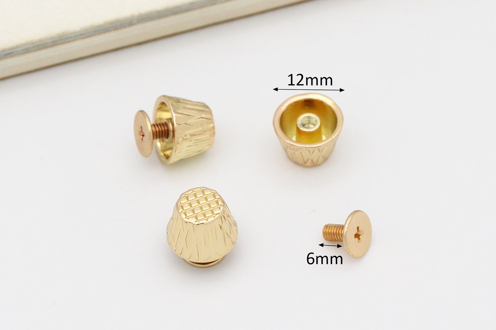 10set 12mm Screw rivet purse rivet screw back studs Leather | Etsy