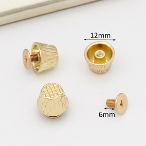 10set 12mm Screw Rivet Purse Rivet Screw Back Studs Leather Rivet Purse ...
