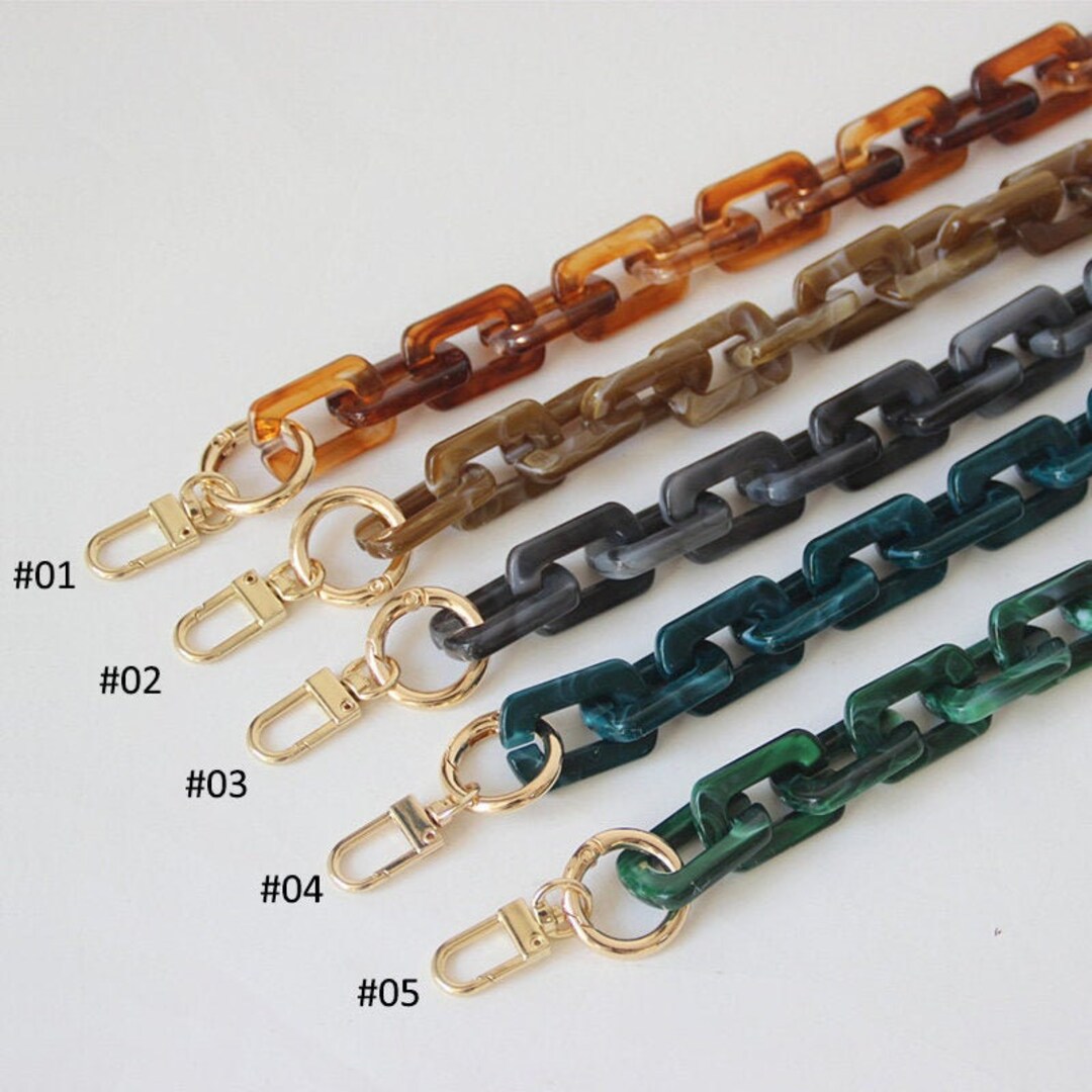 Bag Chain With Swivel Clasp Acrylic Chain Purse Chain Bag Handle Bag ...