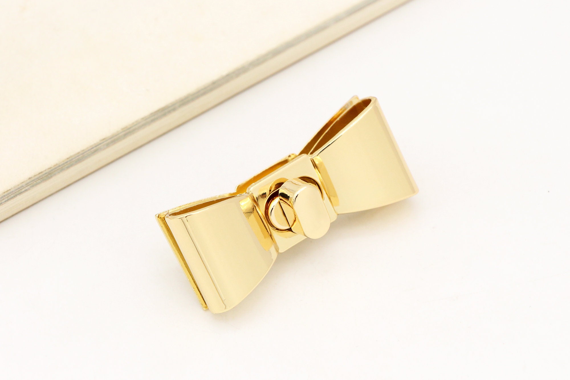 Purse Lock Twist Lock Bow Shape Bag Lock Purse Clasp Turn Lock Bag ...
