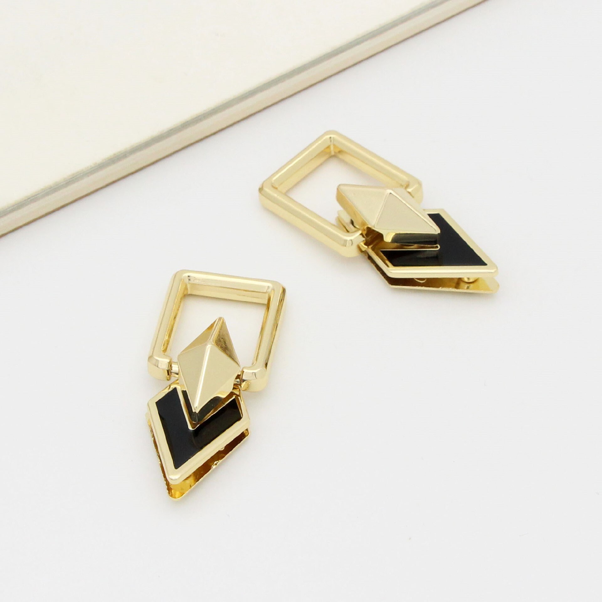 4pcs Gold Screw Connector Screw D Ring Bridge Buckle Chain - Etsy