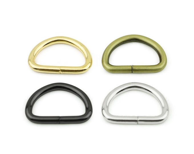 12pcs Small D Ring D Ring Buckle Purse Ring Strap Ring Zipper Pull ...