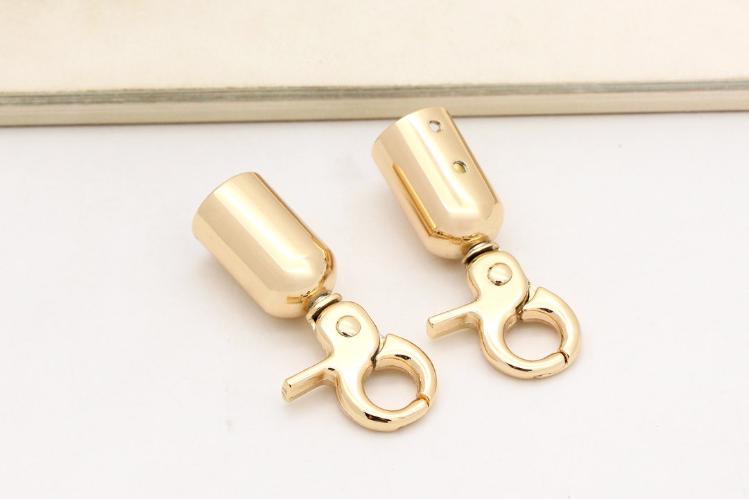 4pcs Barrier Rope Hook End Cap Cord End Hook Swivel Snap Hooks Purse ...