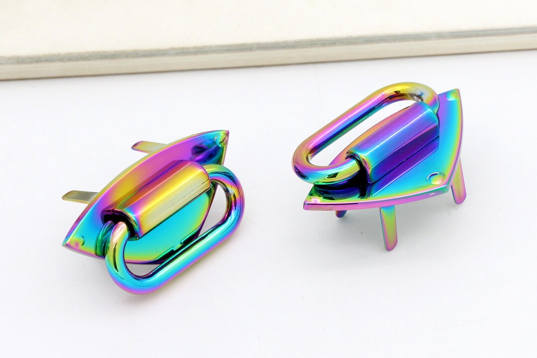 4pcs Rainbow Chain Connector Strap Anchor Bridge Buckle Screw Connector ...