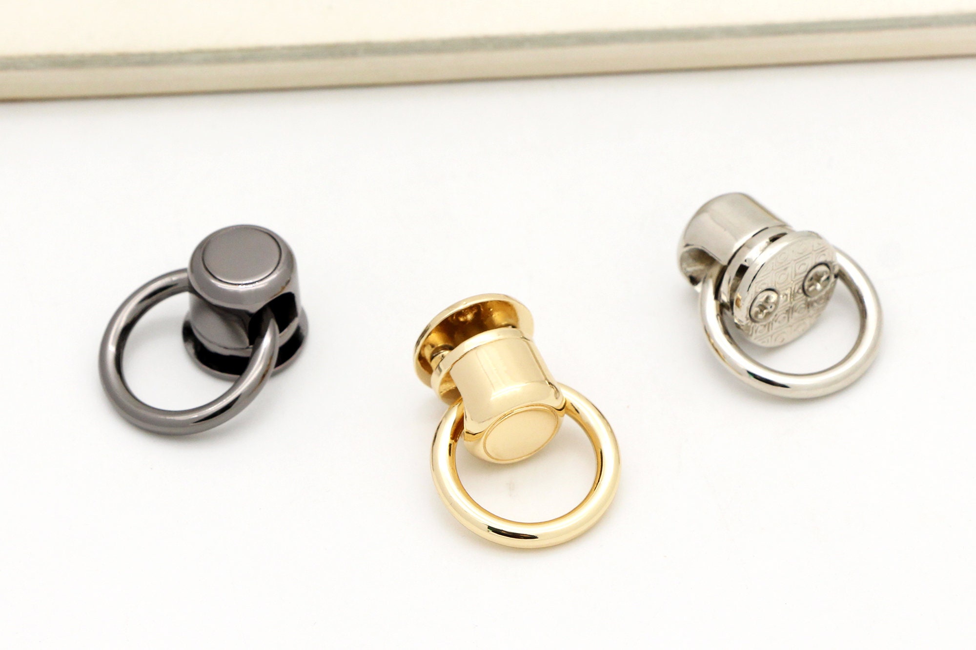 4pcs Bridge buckle Chain Connector Screw D Ring screw | Etsy