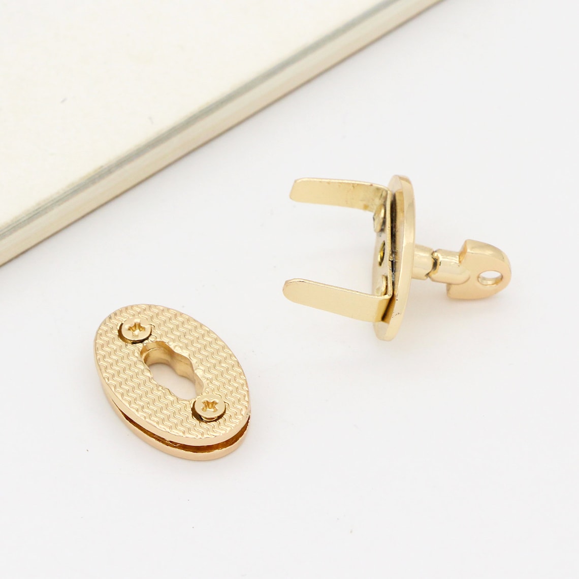 Gold Purse Twist Lock Oval Purse Locks Purse Clasp Turn Lock - Etsy