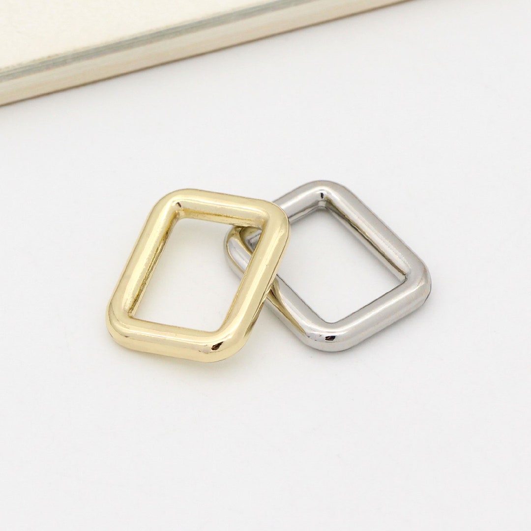 4pcs 3/4"(20mm) Rectangle Rings Purse Rectangular Ring Purse Ring Strap ...
