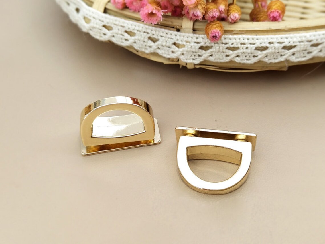 4pc 1/2"(14mm) Bridge Buckle Metal Bridge Belt Loops Chain Connector ...