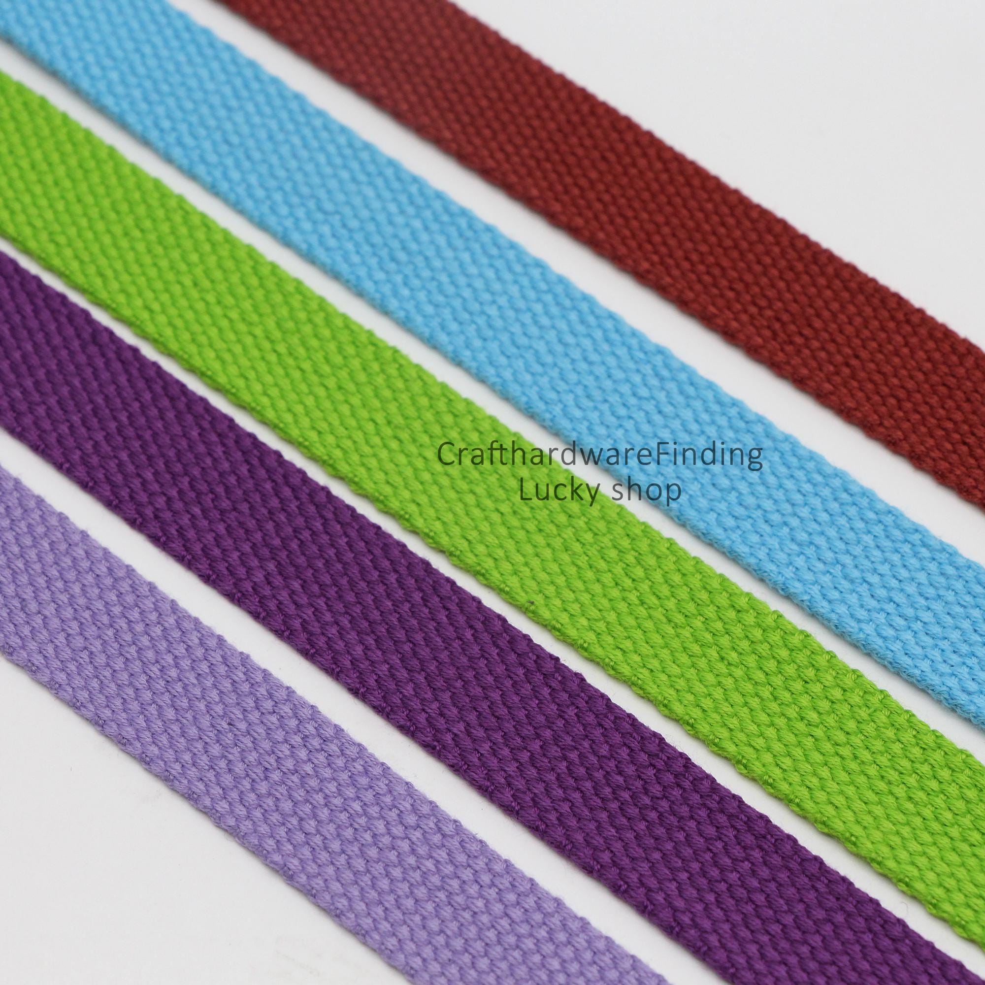 Cotton Webbing 3/4" Wide Webbing Bag Handles, Bag Strap for Tote Bag ...