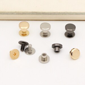 10set 8mm Gold Screw Rivet Chicago Screw Purse Rivet Screw Stud Screw ...