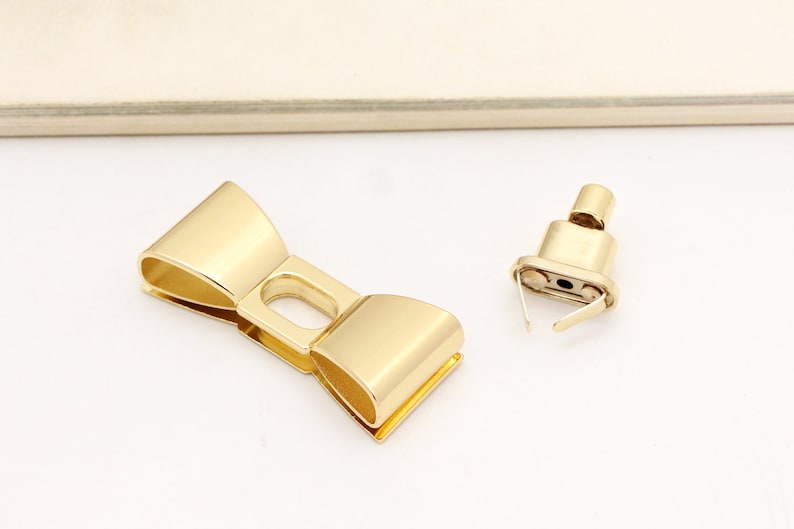 Purse Lock Twist Lock Bow Shape Bag Lock Purse Clasp Turn Lock Bag ...