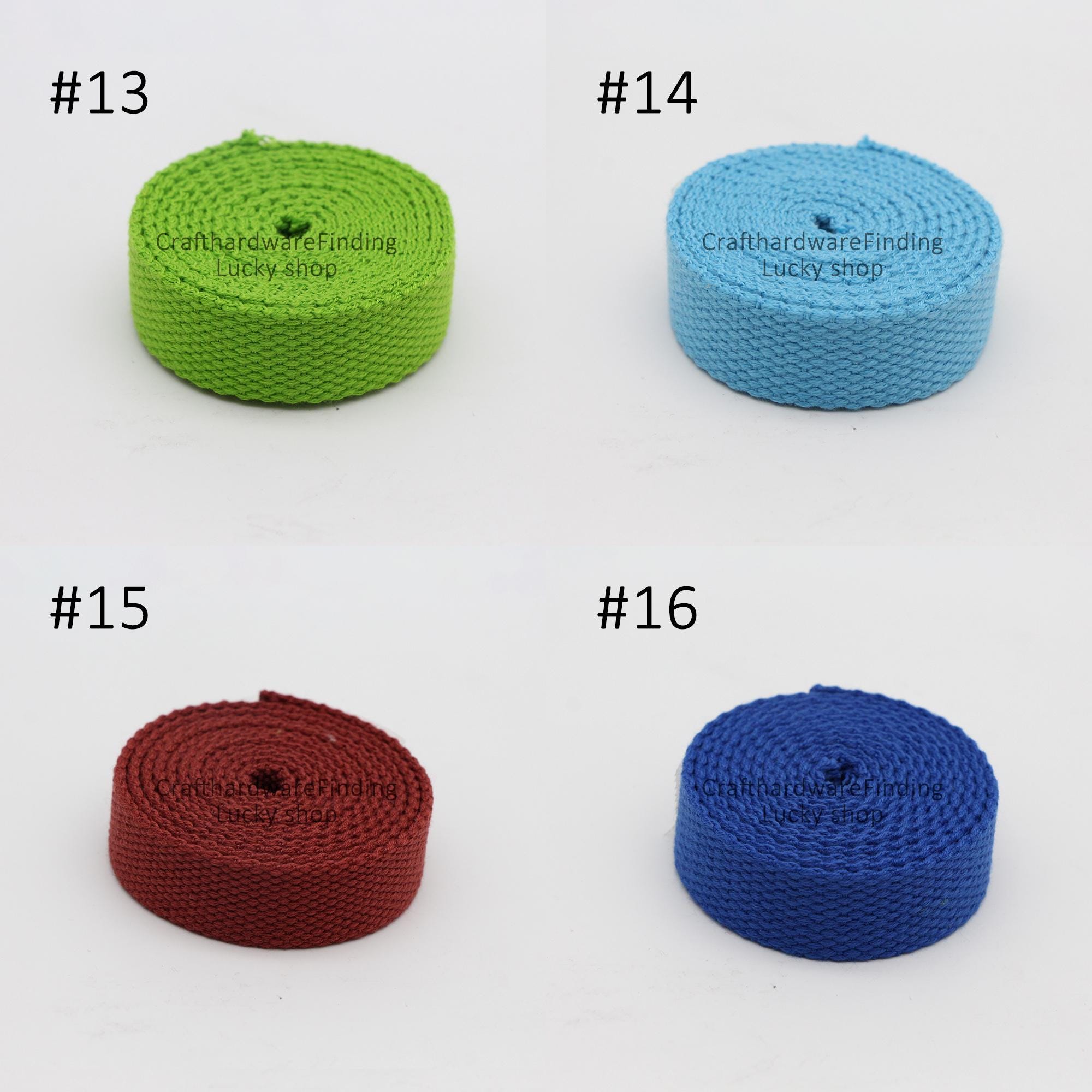 Cotton Webbing 1" Wide Webbing Bag Handles, Bag Strap for Tote Bag ...
