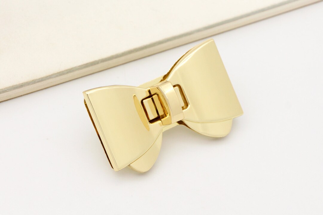 Purse Lock Twist Lock Bow Shape Bag Lock Metal Lock Purse Clasp Turn ...
