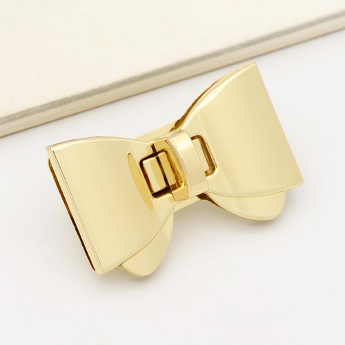 Purse Lock Twist Lock Bow Shape Bag Lock Metal Lock Purse - Etsy