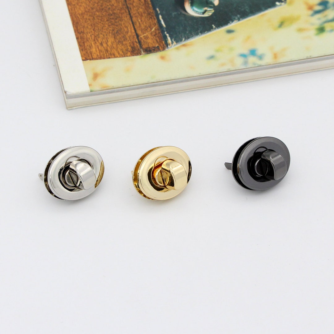2set Gold Purse Twist Lock Oval Purse Locks Purse Clasp Turn Lock Purse ...