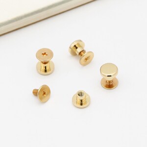 10set 8mm Gold Screw Rivet Chicago Screw Purse Rivet Screw Stud Screw ...