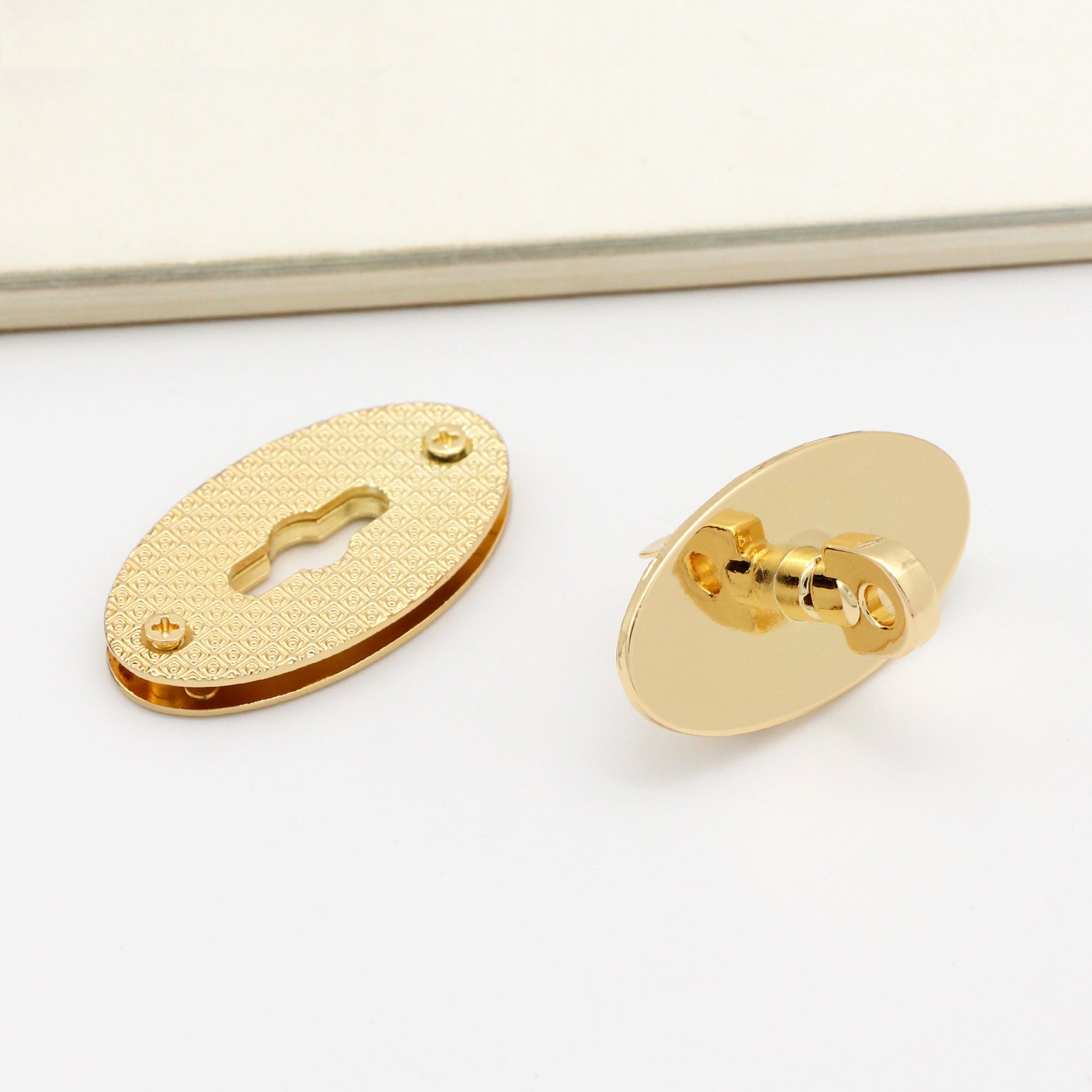 Twist Lock 4726mm Purse Lock Gold Bag Lock Turn Lock Bag Hardware - Etsy