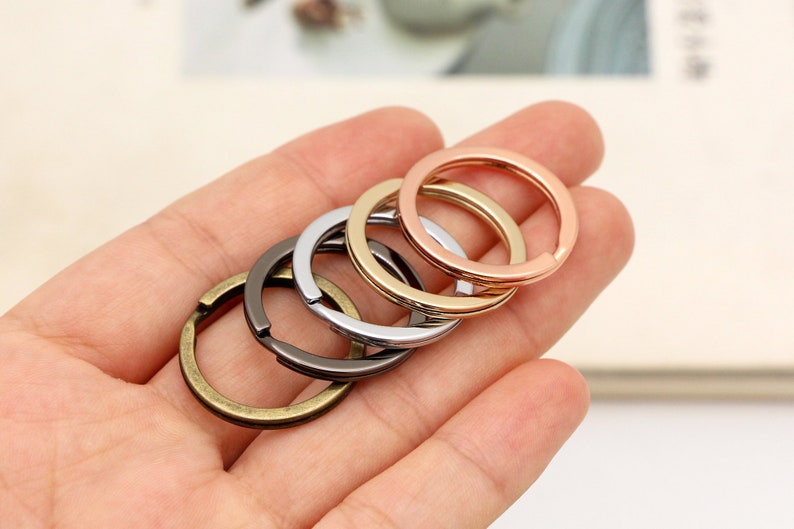 10pcs Keychain Split Key Ring Key Chain Rings Key Rings Split - Etsy