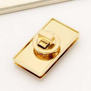 Gold Purse Lock Twist Lock Bag Lock Turn Lock Purse Hardware - Etsy