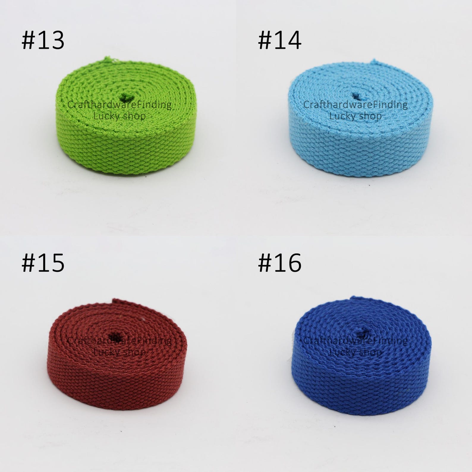Cotton Webbing 3/4" Wide Webbing Bag Handles, Bag Strap for Tote Bag ...