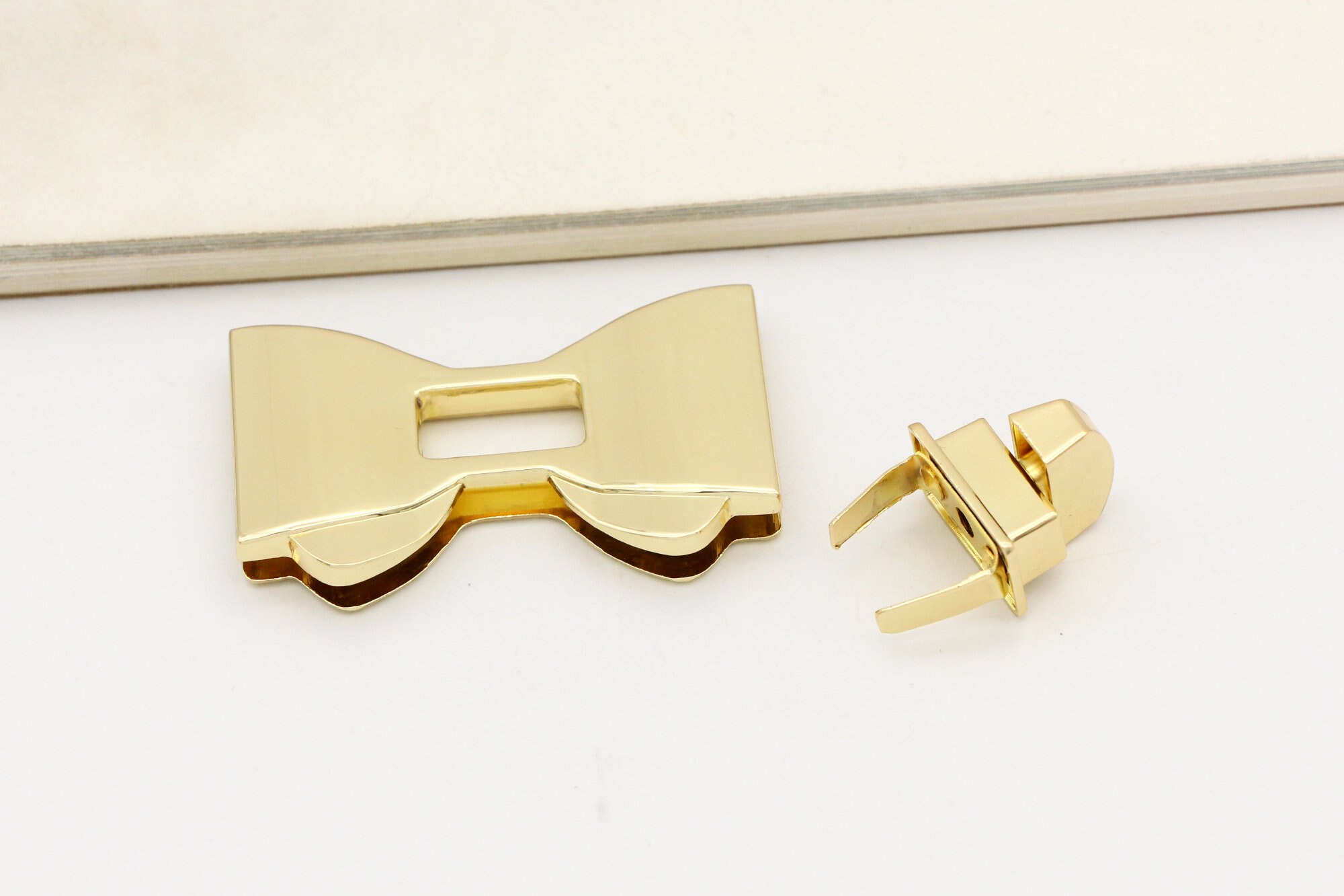 Purse Lock Twist Lock Bow Shape Bag Lock Metal Lock Purse - Etsy