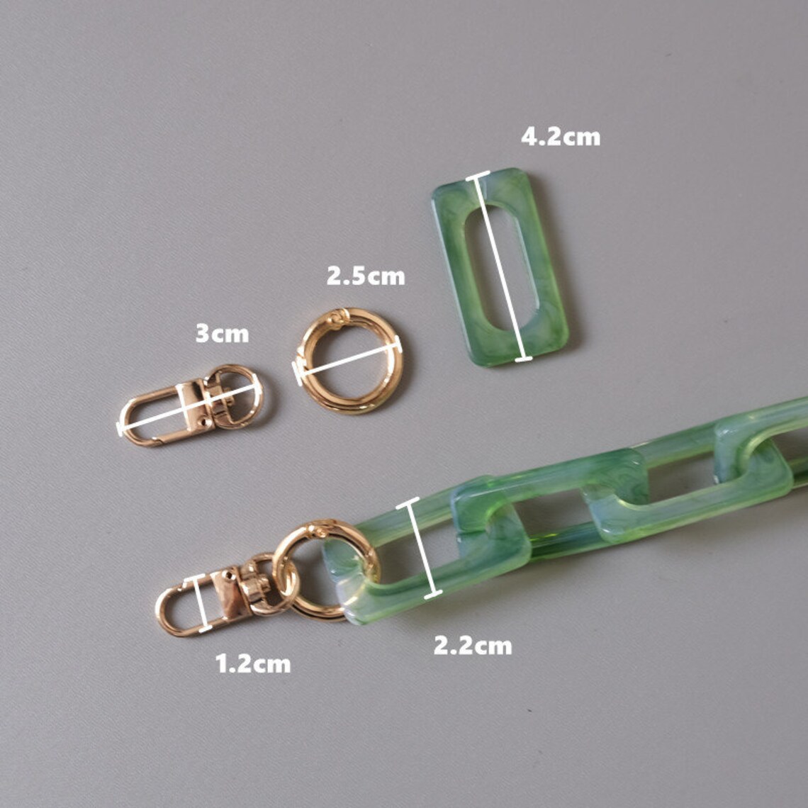 Bag Chain Acrylic Chain Purse Chain Bag Handle Bag Strap - Etsy