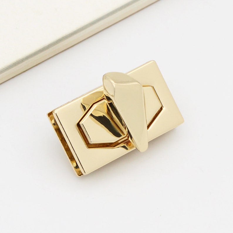 Twist Lock Gold Purse Lock Bag Lock Metal Lock Turn Lock Purse Hardware ...
