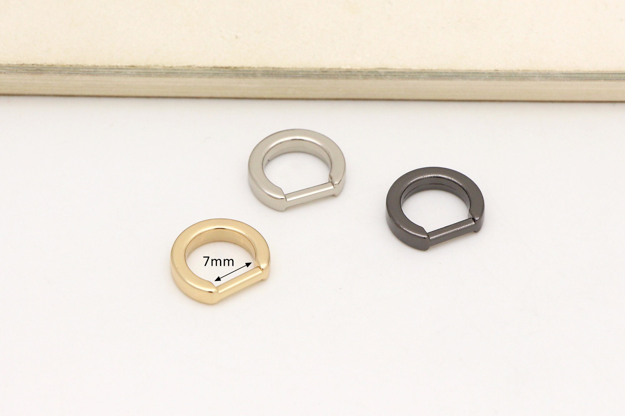 10pcs Small D Rings D Ring Buckle Purse Ring Strap Ring Zipper - Etsy