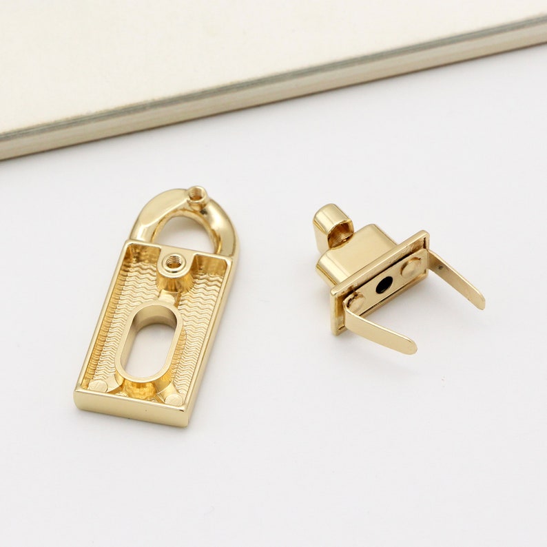 2set Gold Purse Lock Bridge Buckle Twist Lock Bag Lock Turn - Etsy