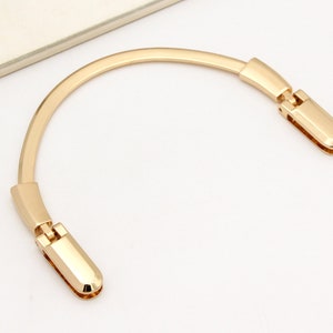 1pair Metal Purse Handle Gold Bag Handle Metal Handle Purse Frame Purse ...