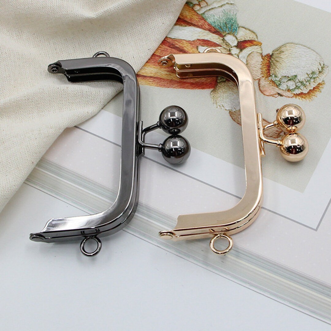 SALE 10.5cm Purse Frame With Chain Loop Clutch Frame Bag Frame Kisslock ...