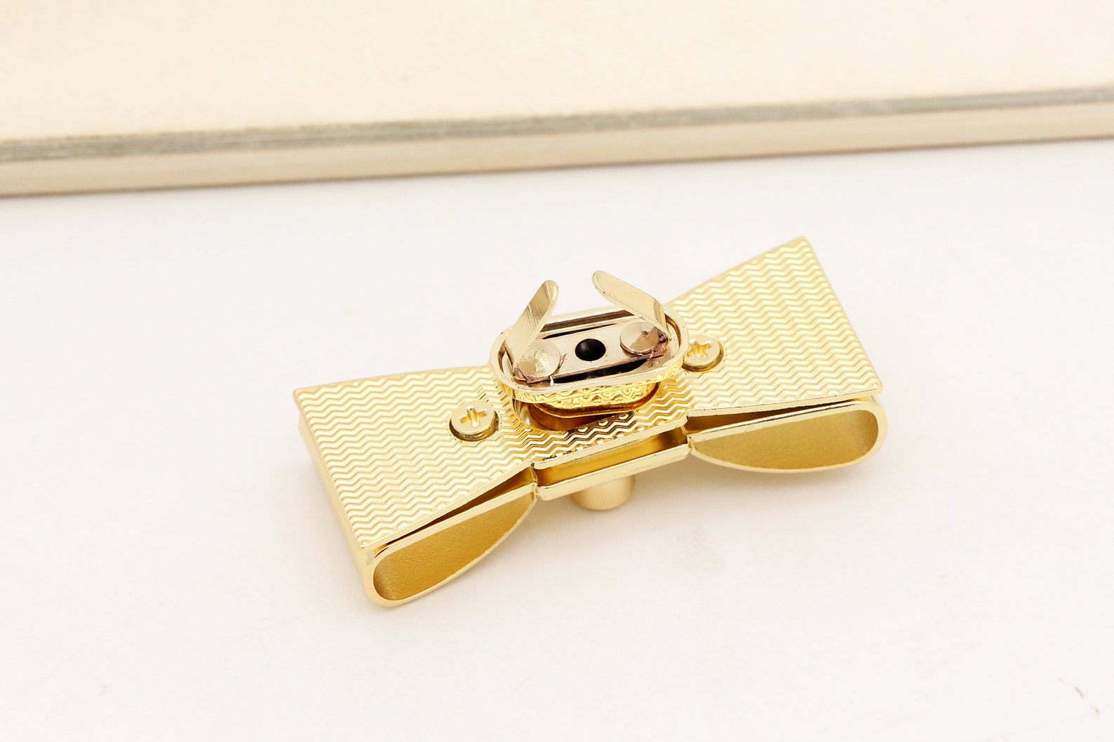 Purse Lock Twist Lock Bow Shape Bag Lock Purse Clasp Turn Lock Bag ...