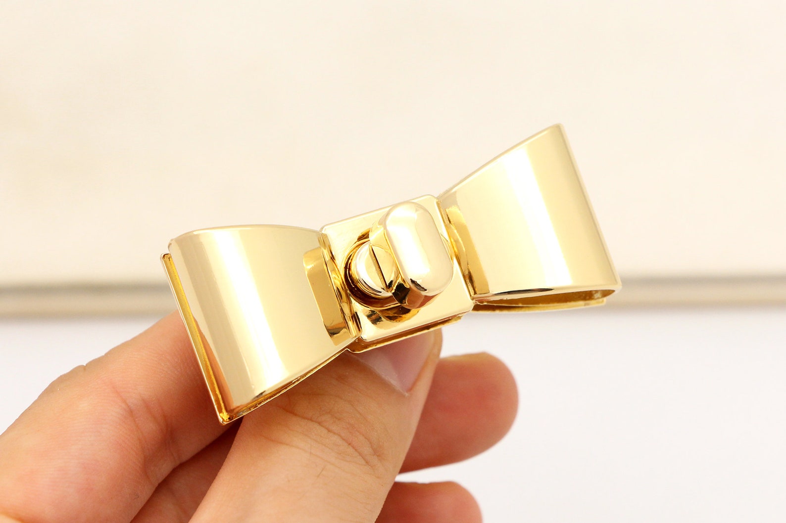 Purse Lock Twist Lock Bow Shape Bag Lock Purse Clasp Turn Lock Bag ...