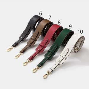 10 Color Bag Strap 4.1cm Wide Handbag Strap Leather Strap Purse Strap ...