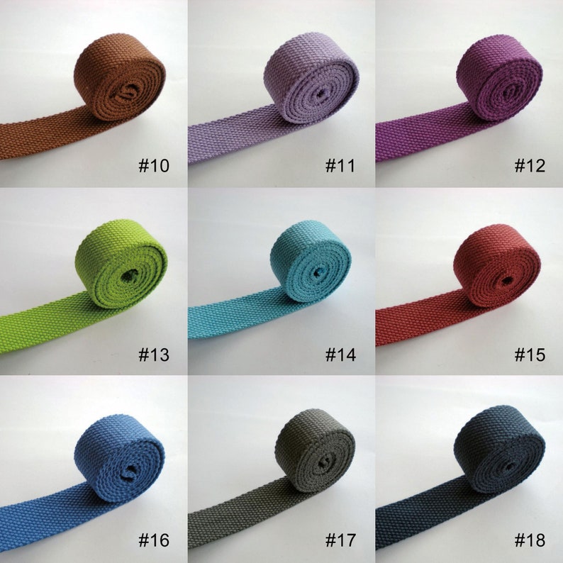 Cotton Webbing 1 Wide Webbing Bag Handles Bag Strap for - Etsy