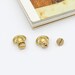 2pcs Solid Brass Screw Rivets Swivel D Ring Chicago Rivet Screw Studs ...