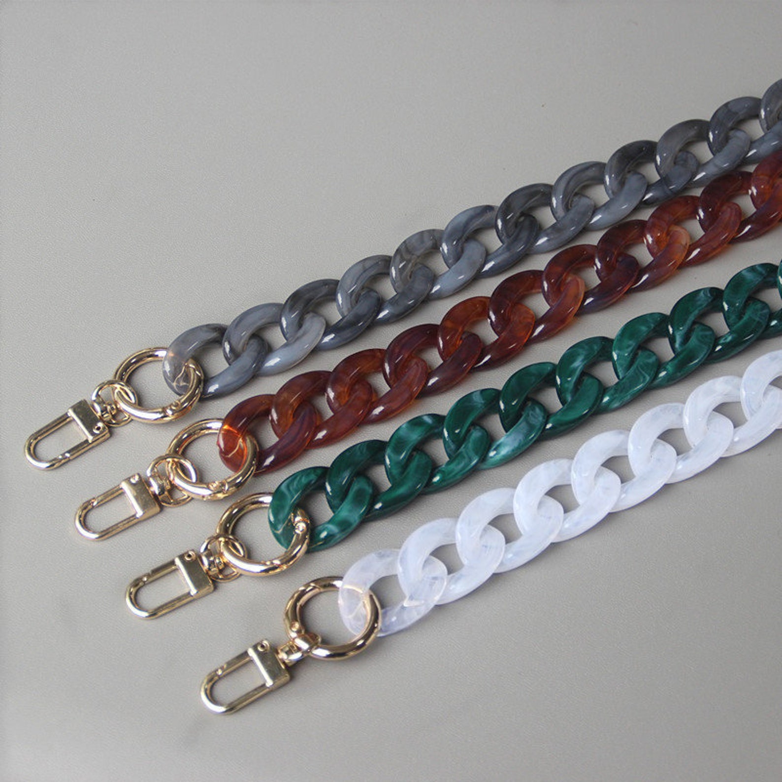 Acrylic Chain Bag Chain Purse Chain Bag Handle Bag Strap - Etsy