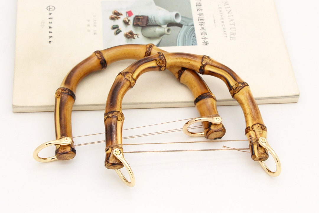 1pair Bamboo Purse Handle Bamboo Handle Purse Handles Bamboo Bag ...