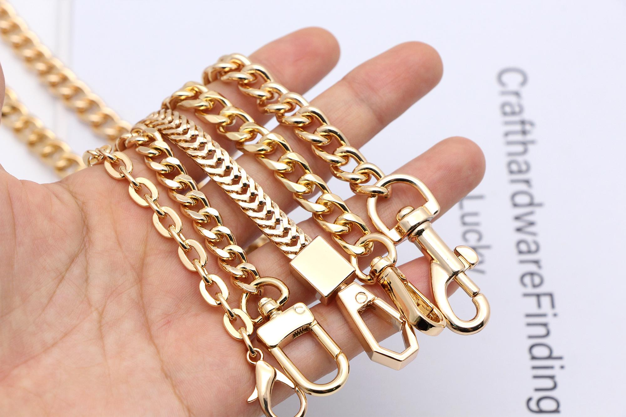 Gold Chain Strap Bag Chain Replacement Strap Purse Chain Bag Strap Bag ...