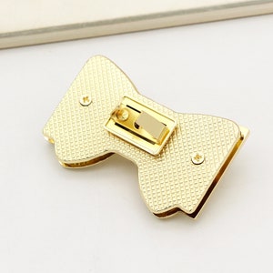 Purse Lock Twist Lock Bow Shape Bag Lock Metal Lock Purse - Etsy