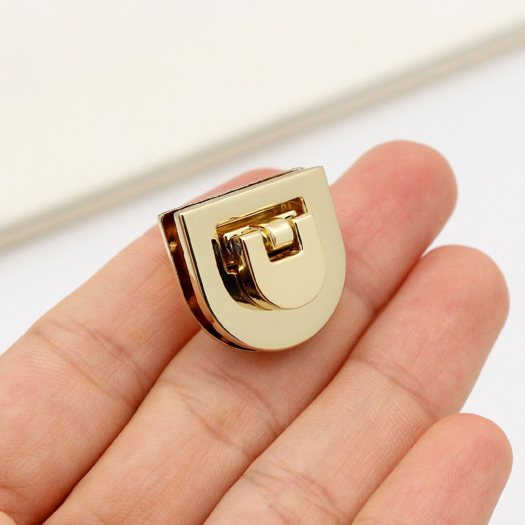 Wallet Lock Gold Purse Lock Bag Lock Flip Lock Turn Lock Leather ...