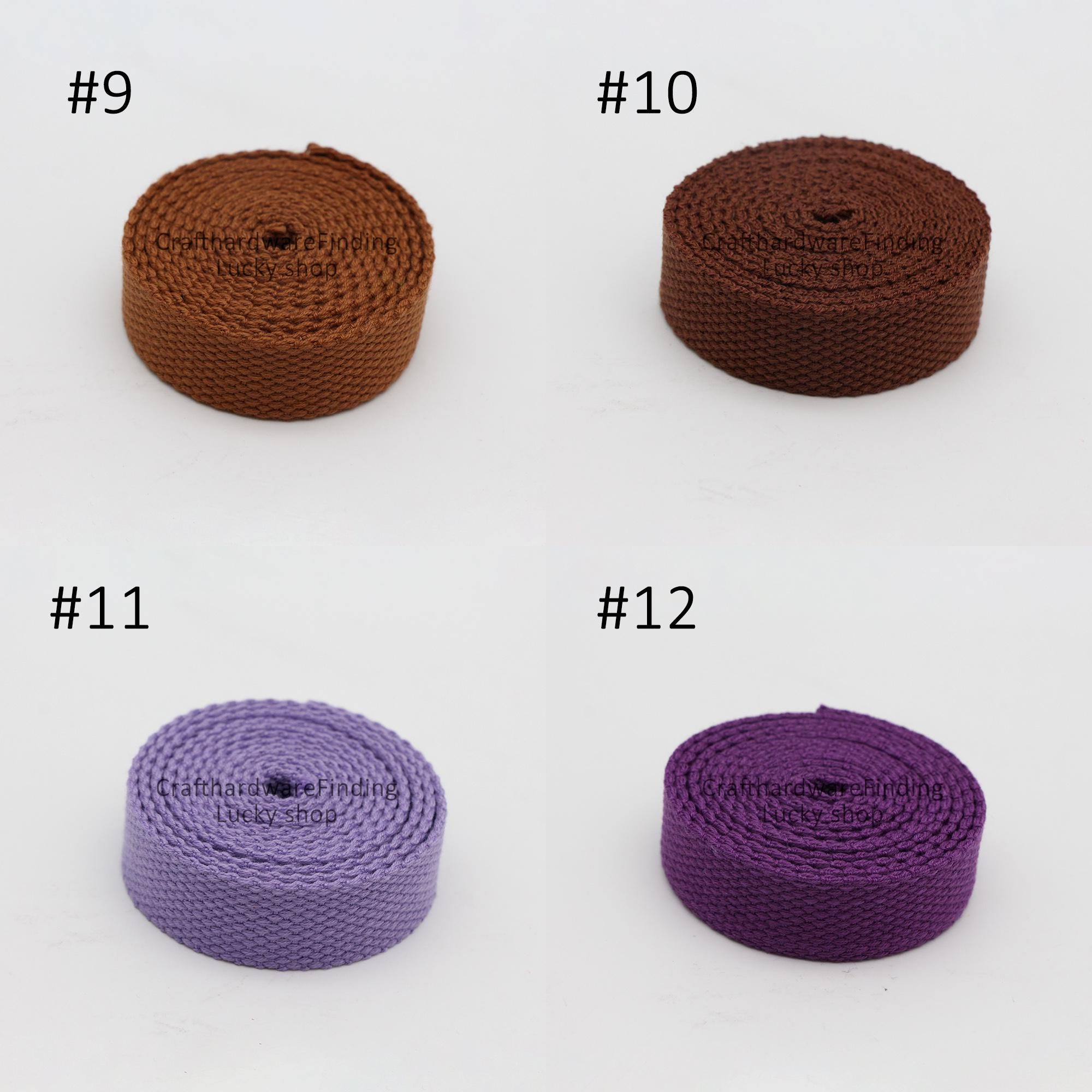 Cotton Webbing 1" Wide Webbing Bag Handles, Bag Strap for Tote Bag ...