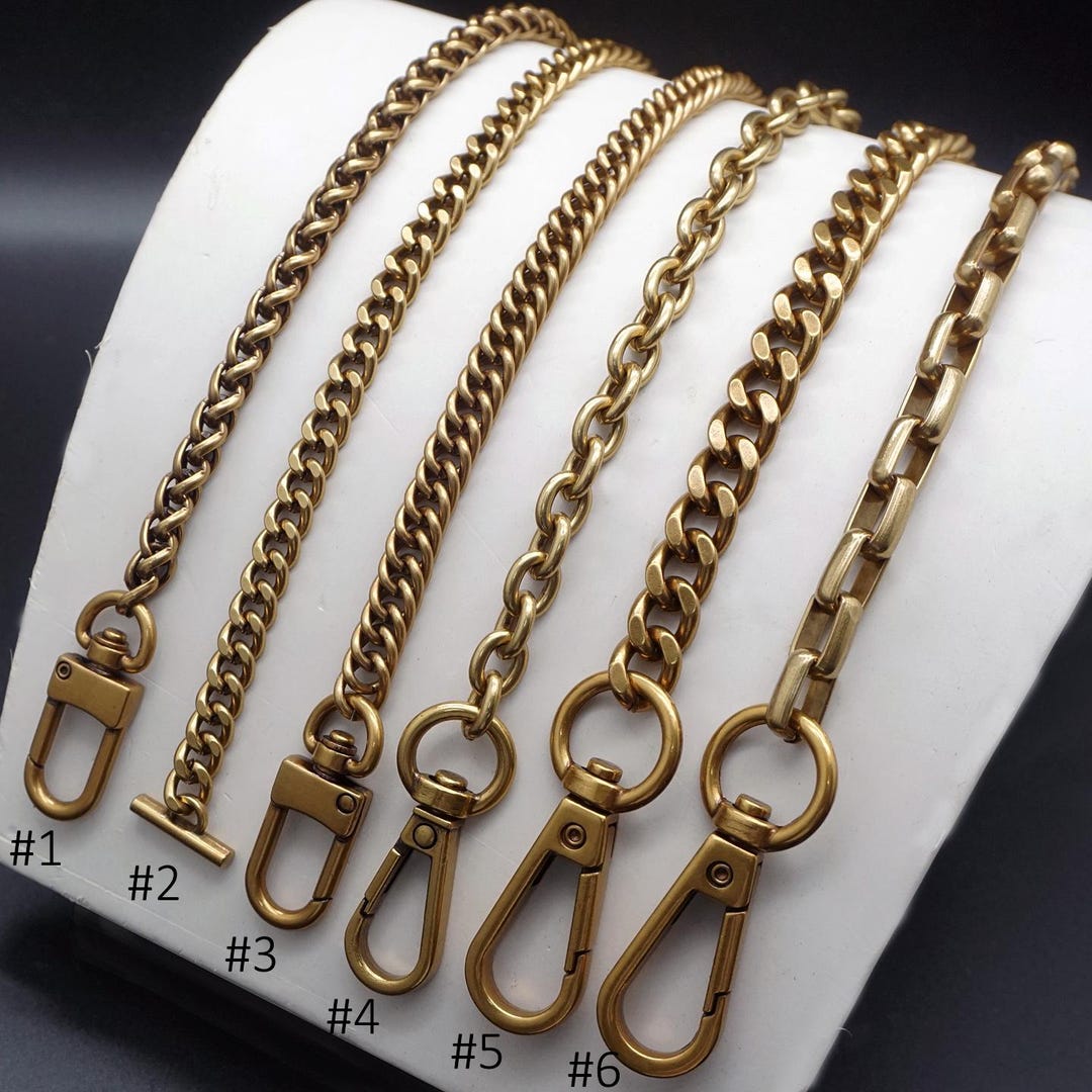 Antique Gold Bag Chain Women Purse Chain Strap Bag Strap Shoulder Strap ...