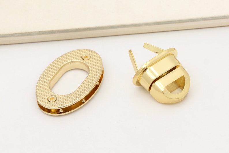 Gold Purse Lock Twist Lock Bag Lock Turn Lock Purse Hardware - Etsy