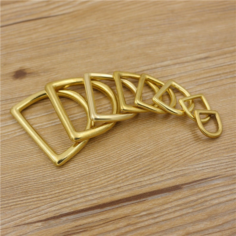 2pcs Brass D Rings D Ring Buckle Purse Ring Strap Rings Purse - Etsy